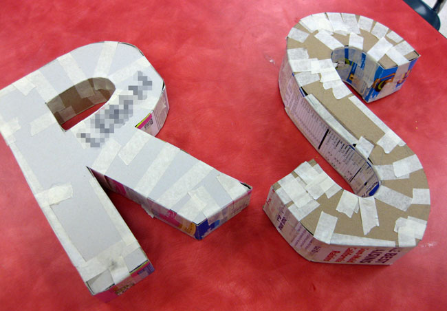 24 DIY Paper Mache Letters Guide Patterns