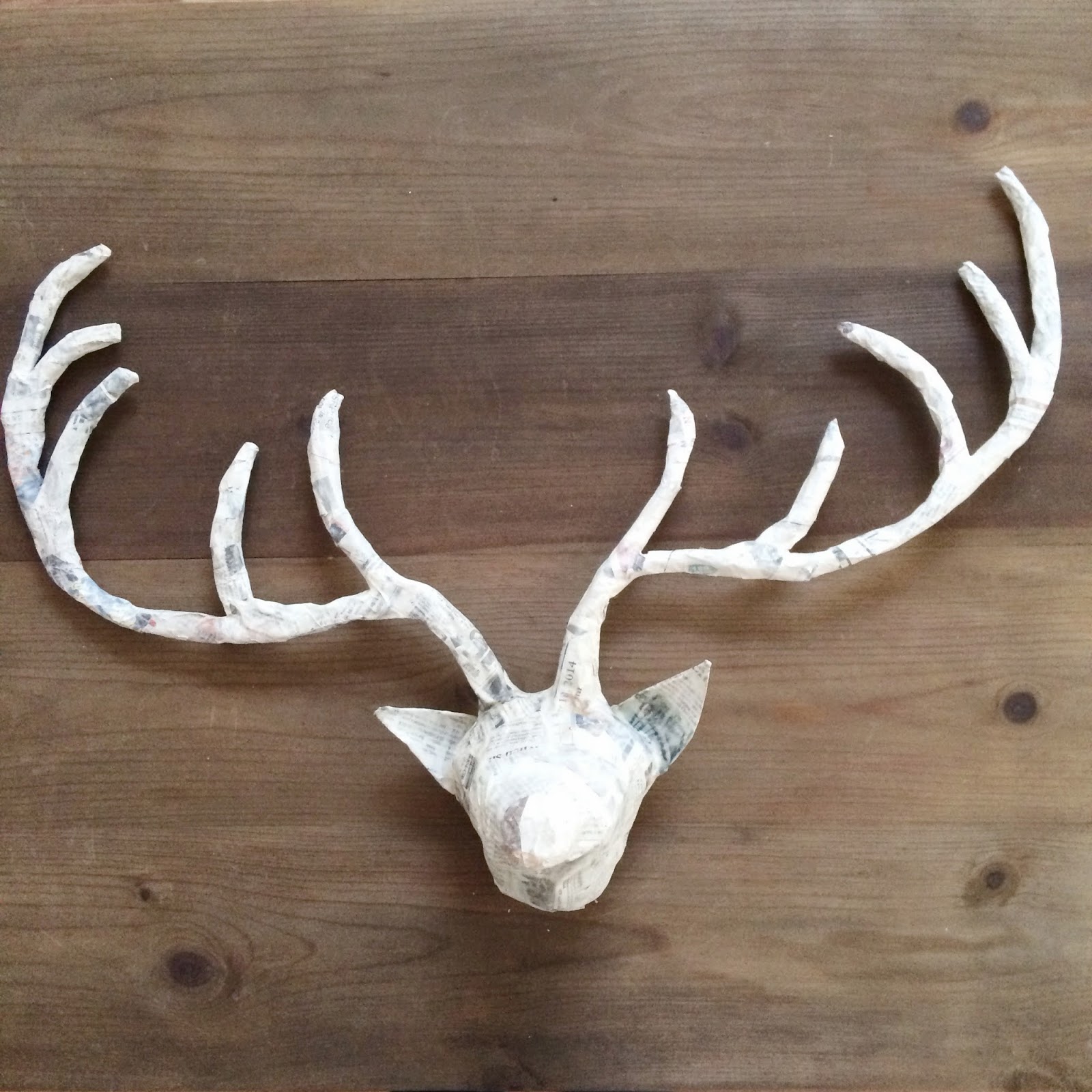 17 Paper Mache Deer Head DIY Instructions Guide Patterns