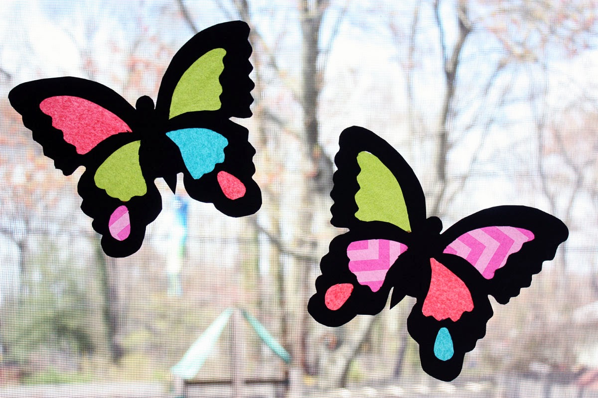 Tissue Paper Stained Glass 11 Super Cool Ideas Guide Patterns