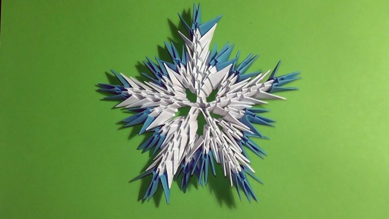 12 Easy 3D Paper Snowflake Patterns - Guide Patterns