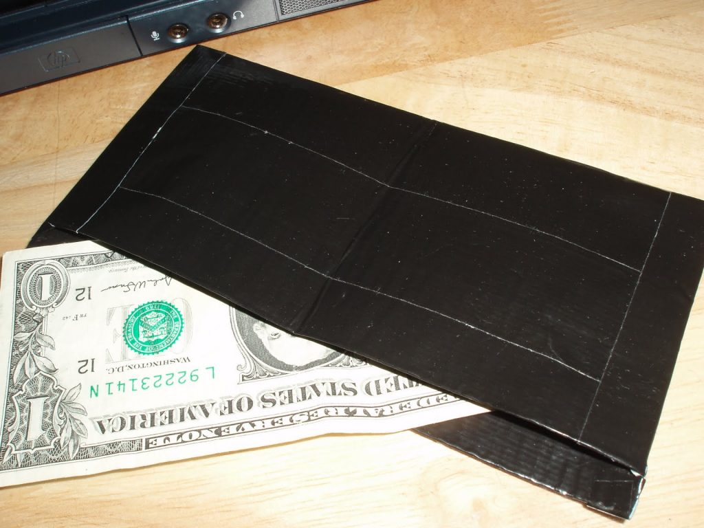 24 Cool Duct Tape Wallet DIY Instructions - Guide Patterns