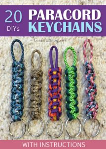 20 DIY Paracord Keychains with Instructions - Guide Patterns