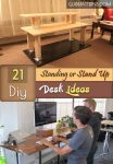 21 DIY Standing or Stand Up Desk Ideas - Guide Patterns