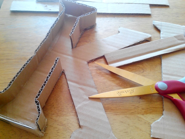 21 DIY Cardboard Letters Guide Patterns