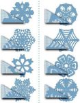 16 Easy DIY Patterns for Making Coffee Filter Snowflakes | Guide Patterns