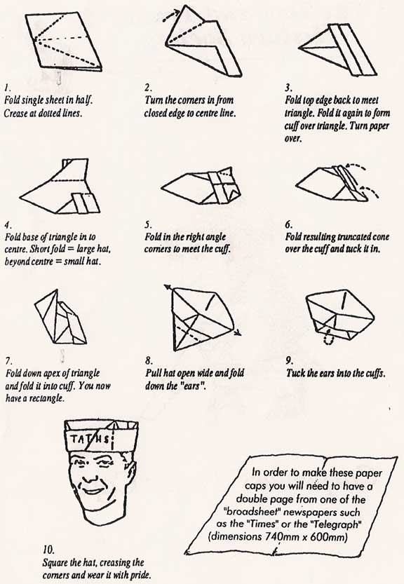 21 Creative Ways To Make A Hat Out Of A Newspaper Guide Patterns