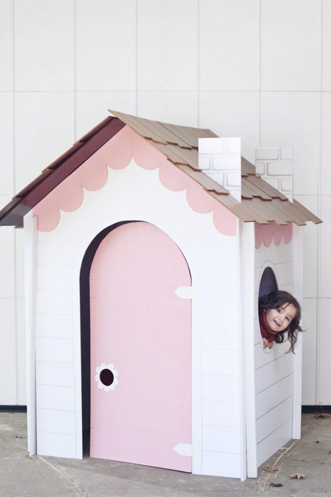 16 DIY Cardboard Playhouses - Guide Patterns