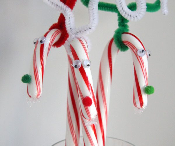 16 Fun Candy Cane Reindeer Crafts - Guide Patterns