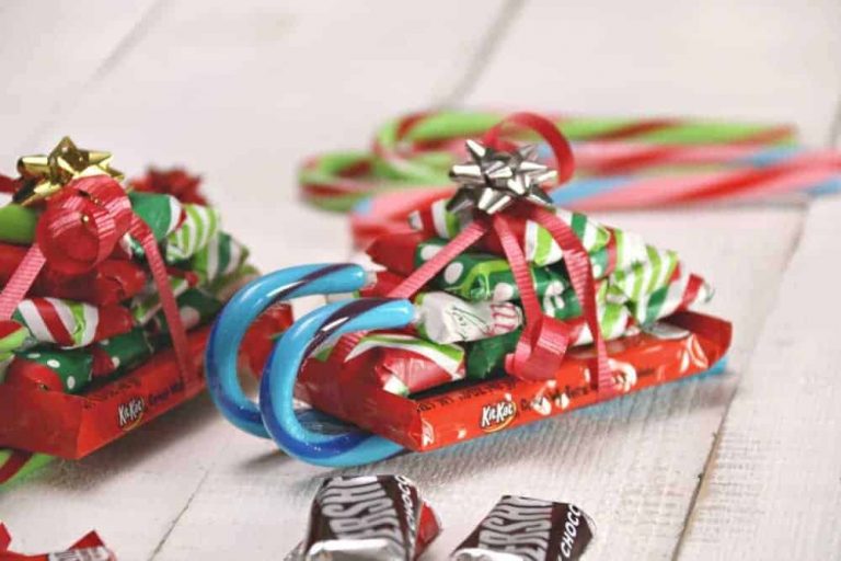 10 Candy Sleigh Ideas with Instructions - Guide Patterns