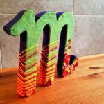 21 DIY Styrofoam Letters - Guide Patterns