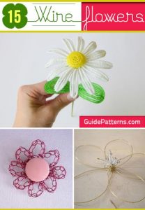15 Wire Flowers - Guide Patterns