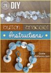 29 DIY Button Bracelet Instructions - Guide Patterns
