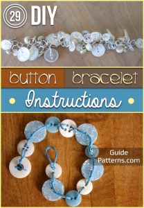29 DIY Button Bracelet Instructions - Guide Patterns