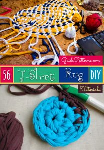 56 T-Shirt Rug DIY Tutorials | Guide Patterns