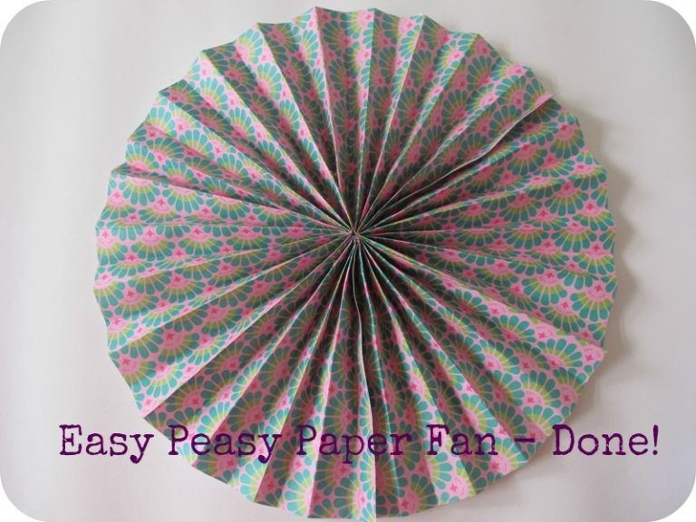 Paper Fans: 35 How To's - Guide Patterns