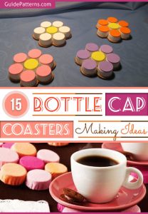 15 Bottle Cap Coasters Making Ideas - Guide Patterns