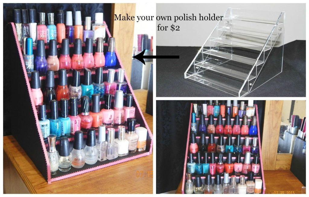 31 DIY Racks for Nail Polish Display - Guide Patterns