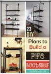 23 DIY Plans to Build a Pipe Bookshelf - Guide Patterns