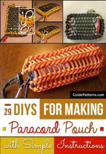 29 DIYs for Making Paracord Pouch with Simple Instructions | Guide Patterns