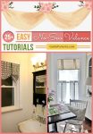 25+ Easy No-Sew Valance Tutorials - Guide Patterns