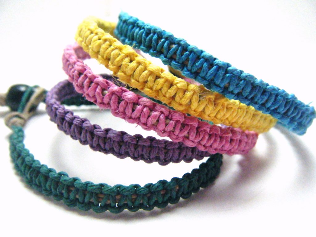 27+ Cool Designs for Hemp Bracelets - Guide Patterns