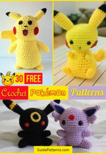 30 Free Crochet Pokémon Patterns - Guide Patterns