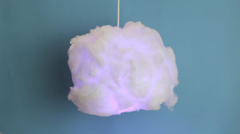 How to Make a Cloud Lamp (Cloud Light): 25 DIYs - Guide Patterns