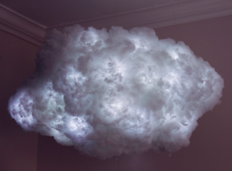 How to Make a Cloud Lamp (Cloud Light): 25 DIYs - Guide Patterns
