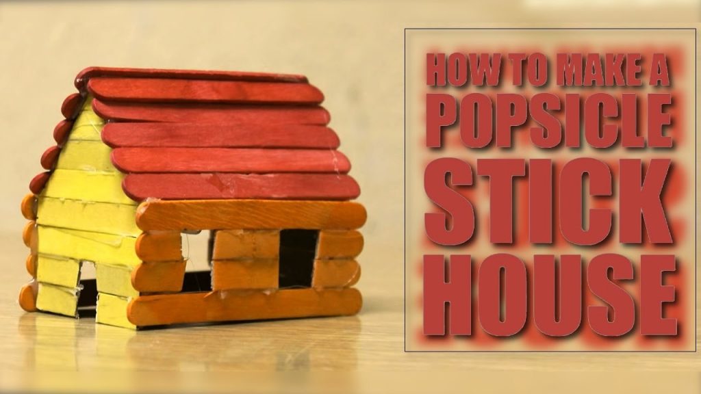 25+ DIY mønstre og design for å lage et Popsicle Stick House | Creative ...