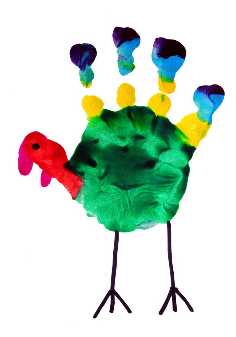 23 Turkey Handprint Making Ideas - Guide Patterns