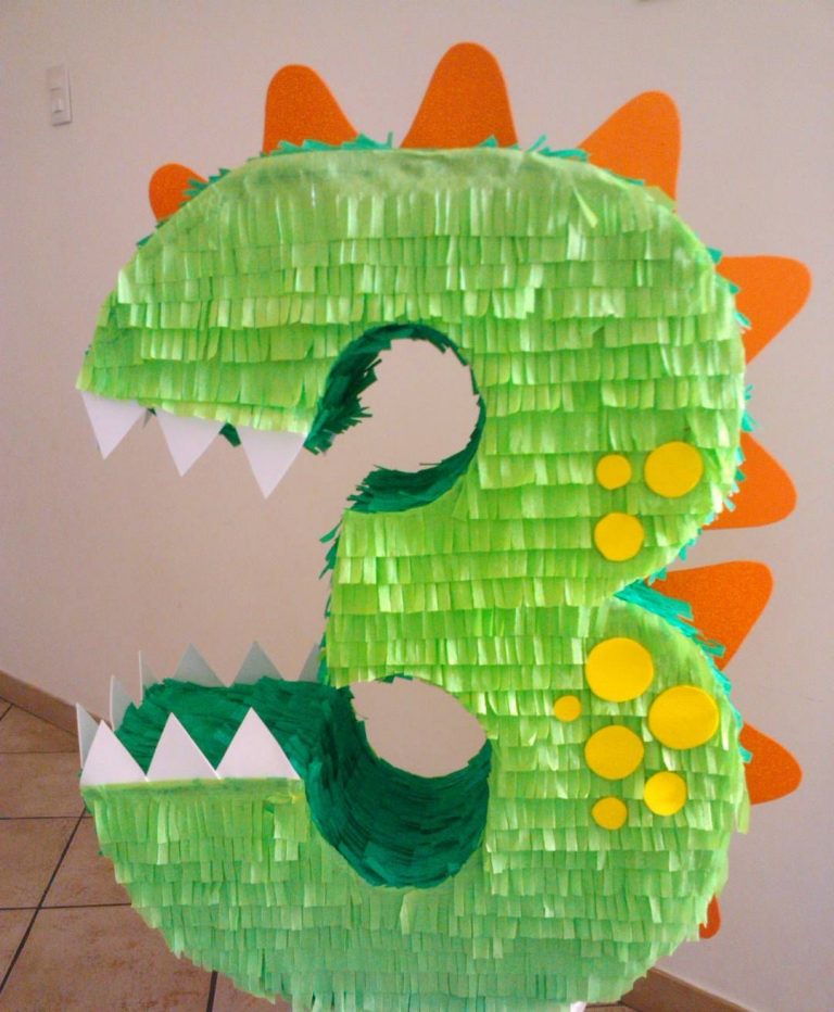 8 Unique Ways to Make a Cute Dinosaur Pinata - Guide Patterns