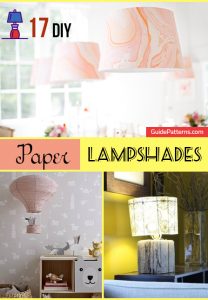 17 DIY Paper Lampshades - Guide Patterns