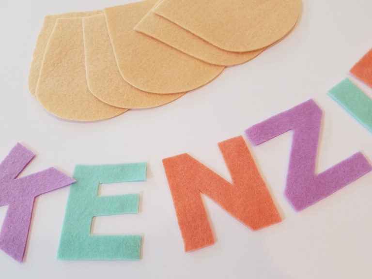 18 DIY Tutorials for Making Felt Letters - Guide Patterns