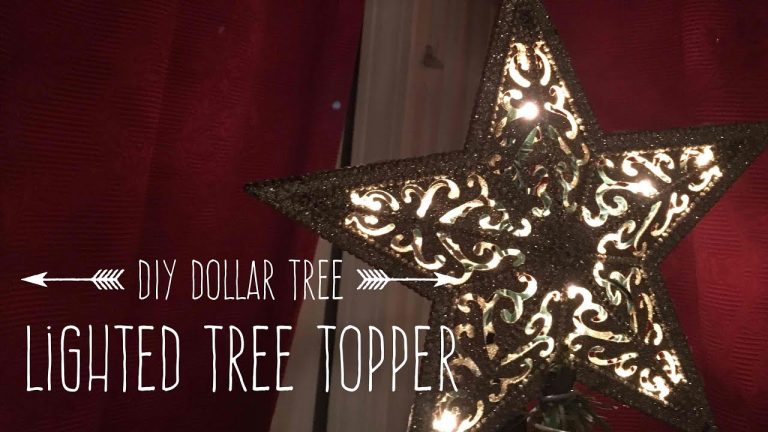 18+ DIYs to Make a Christmas Tree Star - Guide Patterns