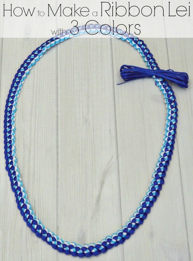 18+ DIYs to Make a Ribbon Lei - Guide Patterns