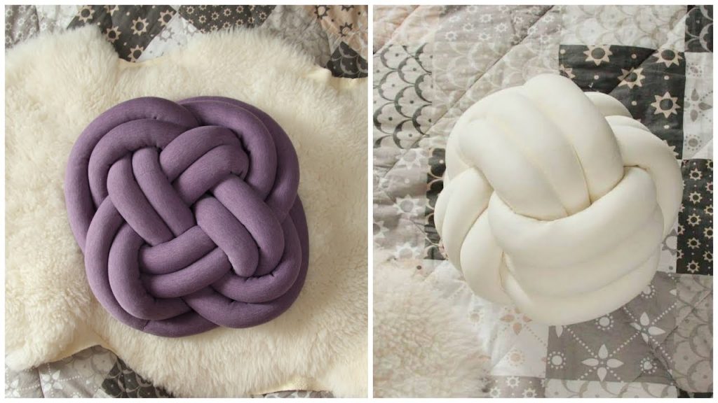 13+ Interesting Ways to Make a Knot Pillow - Guide Patterns