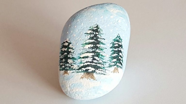 11+ Christmas Painted Rocks DIYs with Ideas - Guide Patterns