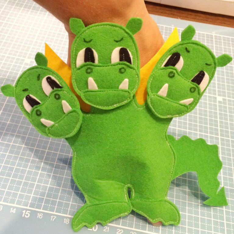 15+ DIYS on How to Make a Dragon Puppet - Guide Patterns