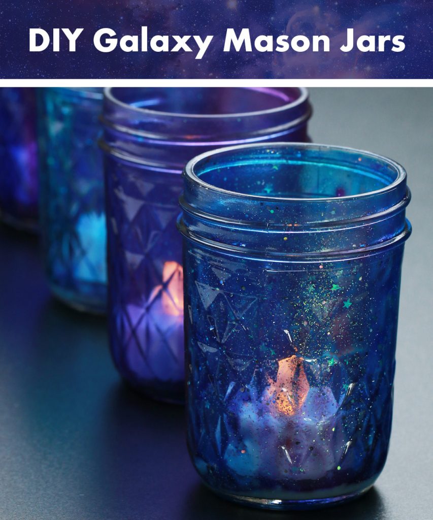 12 Galaxy Jar DIYs - Guide Patterns